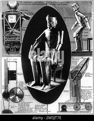 A robot to open an exhibition: the new mechanical man Stock Photo - Alamy