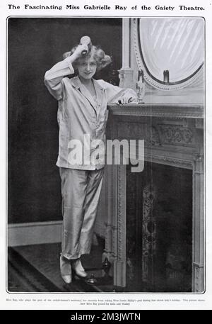 Gabrielle Ray (British actress) in 'The Merry Widow' - photo by Foulsham & Banfield, London, c ...