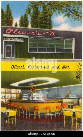 Oliver's Restaurant and Bar , Restaurants, Tichnor Brothers Collection ...
