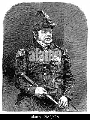 Captain Sir John Franklin (1786 -1847), English Naval Commander and ...