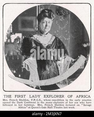 Mary French Sheldon Stock Photo - Alamy