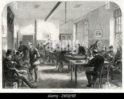Broadmoor - prisoners 1867 Stock Photo - Alamy