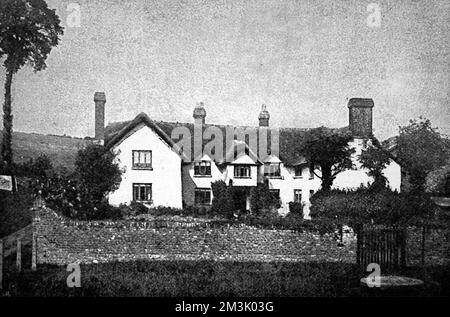 Hayes Barton, the Birthplace of Sir Walter Raleigh 1928 Stock Photo - Alamy