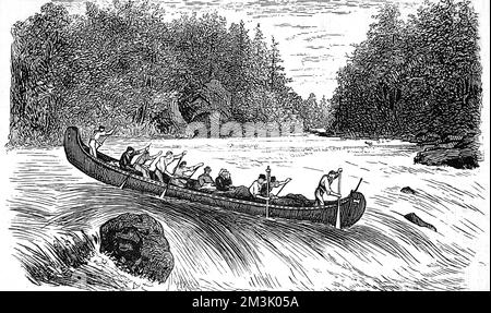 American Indians: The Red River Territory. Little Fox, A Cre Stock ...