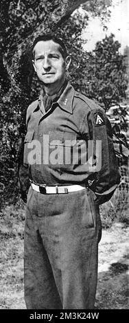 The Commander of the Fifth Army in Italy, Lt Gen Mark Wayne Clark. He ...