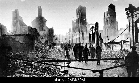Coventry after the 'Blitz', Second World War 1940 Stock Photo - Alamy