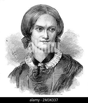 Charlotte Brontë (1816-1855), English novelist and poet, portrait ...