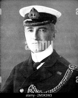 HMS Formidable and Captain Loxley, 1915 Stock Photo - Alamy