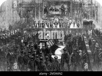 Funeral of Prince Albert Stock Photo - Alamy