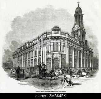 The Royal Exchange, London 1844 Stock Photo - Alamy