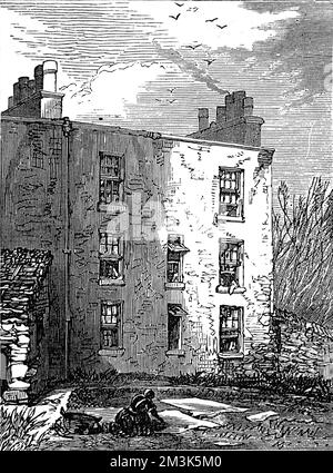 The house where David Livingstone was born, Blantyre, Scotland, vintage ...