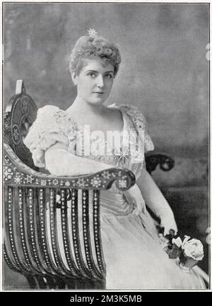 Lillian Russell, American actress and singer Stock Photo - Alamy