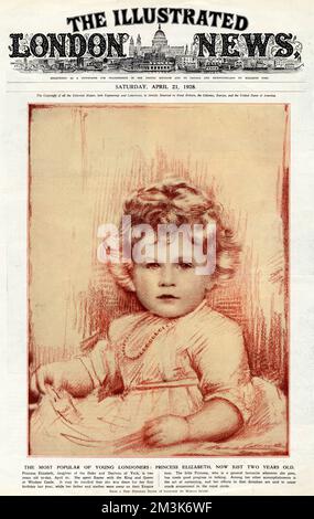 Princess Elizabeth of York future Elizabeth II,1926 - 2022. Queen of ...