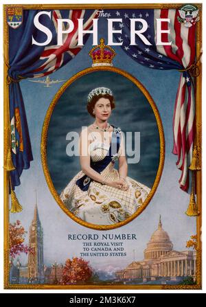 The Sphere Front Cover: Queen Elizabeth II Stock Photo - Alamy