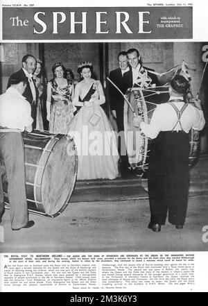 The Sphere Front Cover: Queen Elizabeth II Stock Photo - Alamy