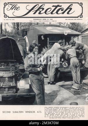 Princess Elizabeth ATS 1940's World War II Car Mechanic. HRH Princess ...