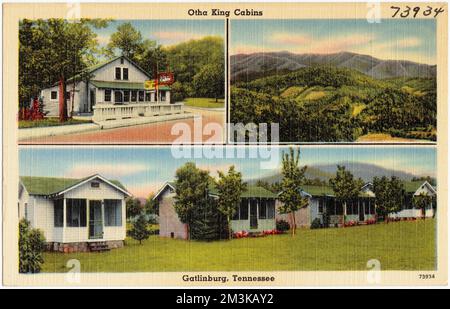 Otha King Cabins, Gatlinburg, Tennessee , Motels, Tichnor Brothers ...