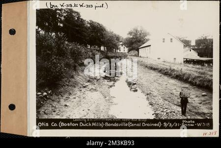 Otis Co. (Boston Duck Mills), dam, upstream side, Bondsville, Palmer ...