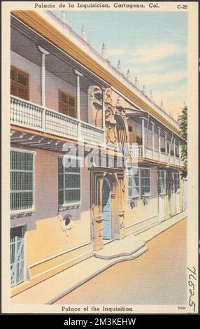 Palacio de la Inquisicion, Cartagena, Col. - Palace of the Inquisition ...
