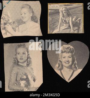 Paper cutouts from paper doll book , Reproductive prints. Phyllis Tyler ...