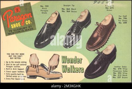 Paragon Shoe Co. Wonder Walkers , Shoes, Shoe industry, Tichnor ...
