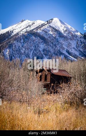 Sitting desolate near Aspen, Colorado one can find an old western ghost ...