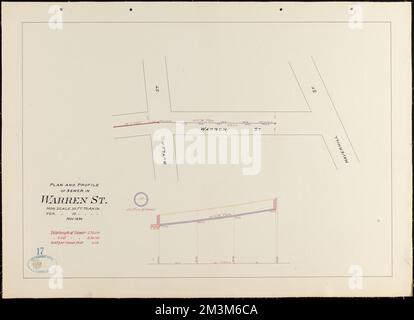 Profile of Warren St. , Streets. Lawrence Stock Photo - Alamy