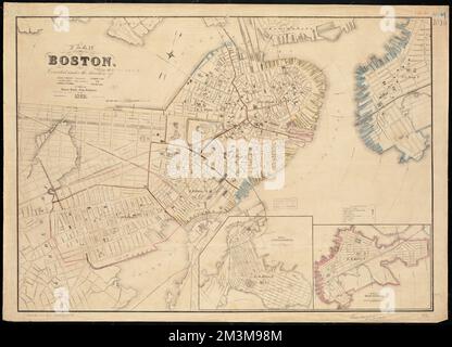 Plan of Boston , Boston Mass., Maps Norman B. Leventhal Map Center ...