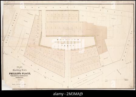 Plan of building lots on Phillips Place, Tremont & Somerset Streets ...