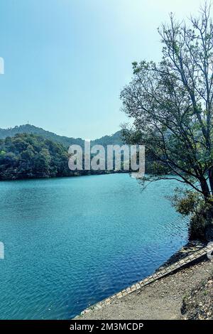Sattal lake, Sat Tal lake, Bhimtal, Nainital, Uttarakhand, India Stock ...