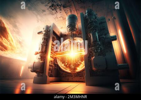Laser reactor for nuclear fusion experiment in atomic astrophysics ...
