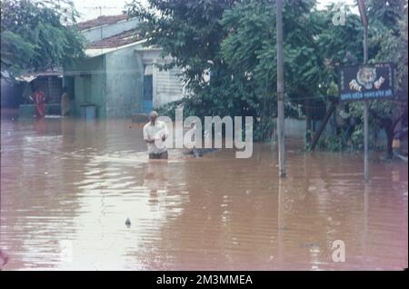 Flooding is an overflowing of water onto land that is normally dry. Floods can happen during ...