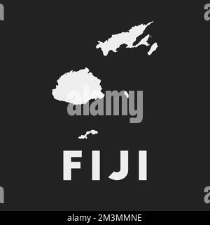 Fiji map, stylish location icon with Fiji map and flag. Green pin icon ...