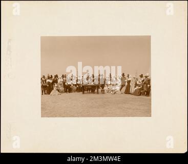 Plymouth Tercentenary Pageant, tableau of the Mayflower Compact ...