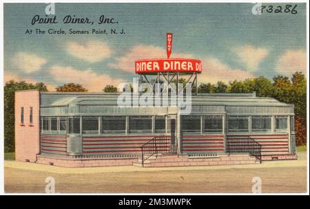 Point Diner, Inc., at the circle, Somers Point, N. J. , Restaurants ...