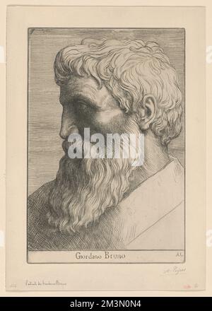 Portrait de Giordano Bruno (1548 - 1600), philosophe italien Stock ...