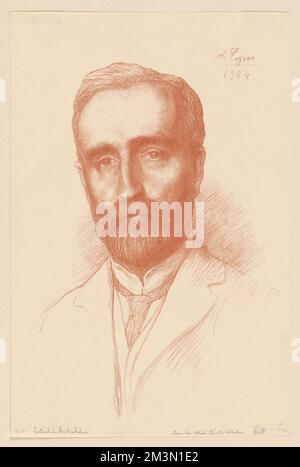 Portrait du Dr. Newsholme (Litho) , Physicians, Newsholme, Arthur, Sir ...