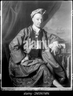 Portrait, Nicholas Boylston, by Copley, at Harvard , Portrait paintings ...