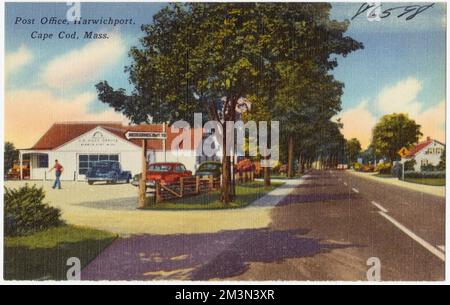 Post office, Harwichport, Cape Cod, Mass. , Post offices, Tichnor ...