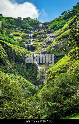 Waterfalls western ghats maharashtra india Asia Stock Photo - Alamy