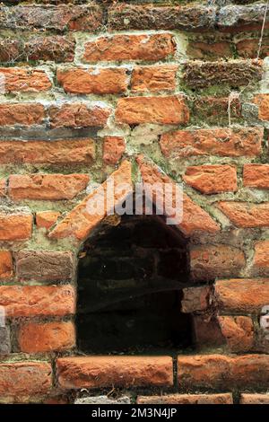 Bee Bole (space for skep - a type of bee hive) in the grounds of Canterbury Cathedral ...