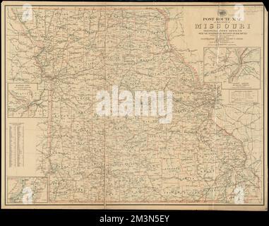 State of Missouri , Railroads, Missouri, Maps, Missouri, Maps Norman B ...
