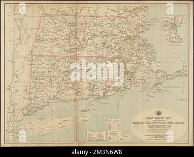 Massachusetts with Connecticut and Rhode Island , Counties, Connecticut ...