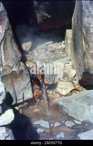 Hot Water Springs :- Sulfuric water source in a picturesque environment ...