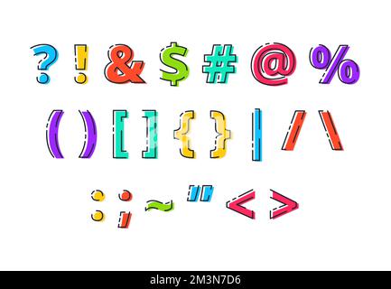 FLATLI. Flat line font. Latin alphabet, numbers, symbols. Cute modern ...