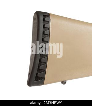 Rifle recoil pad isolated on a white background Stock Photo - Alamy