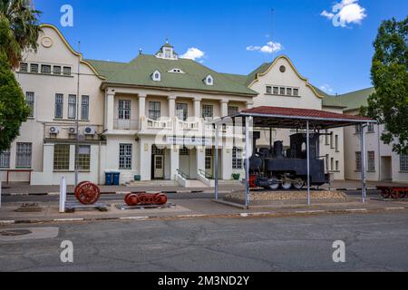 Railway Sation in Windhoek. Windhoek is the capital and the largest ...