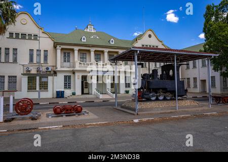 Railway Sation in Windhoek. Windhoek is the capital and the largest ...