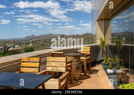 City Center of Windhoek. Windhoek is the capital and the largest city ...