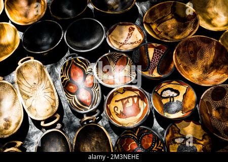 Hand Made Souvenirs in Windhoek, Namibia Stock Photo - Alamy